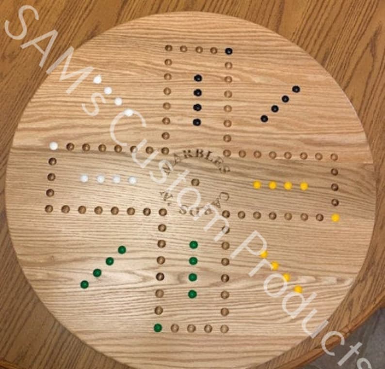 18 or 24 Oak Card 'N Marbles - Etsy