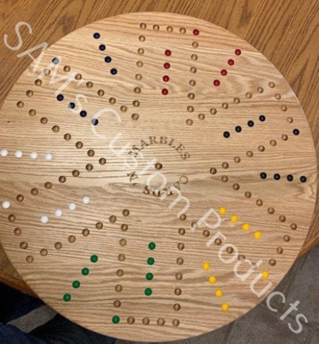 18 or 24 Oak Card 'N Marbles - Etsy