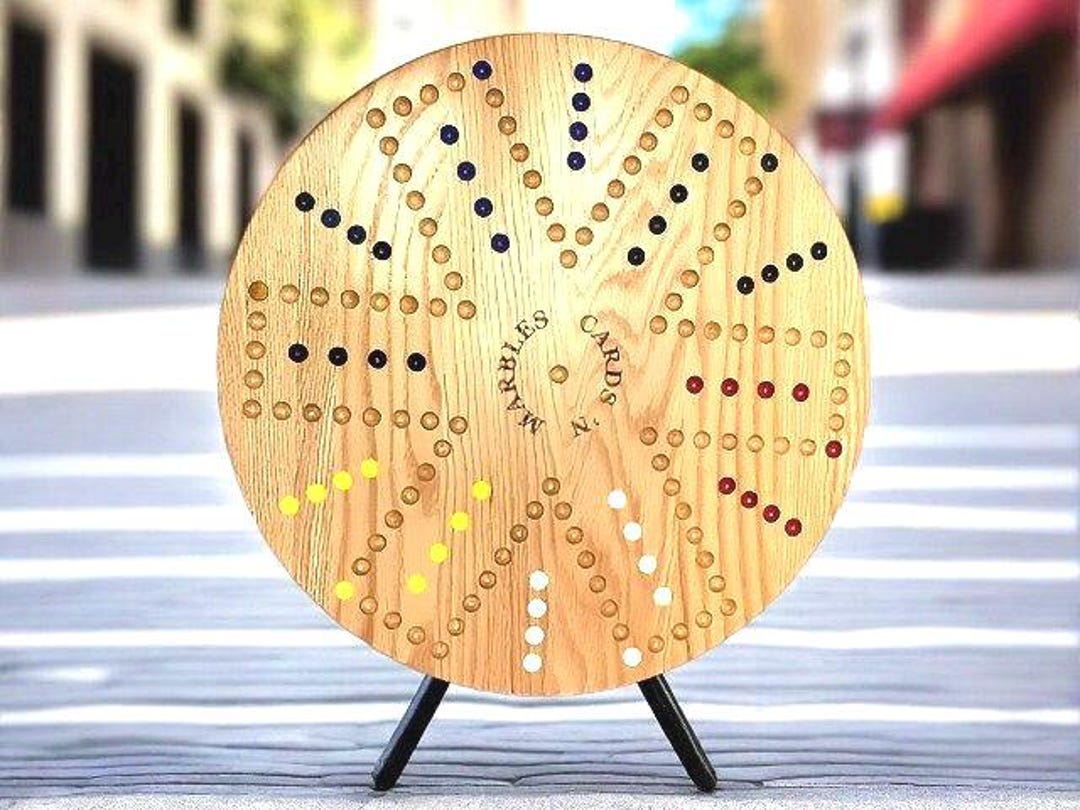 18" or 24" Oak Card 'N Marbles - Etsy