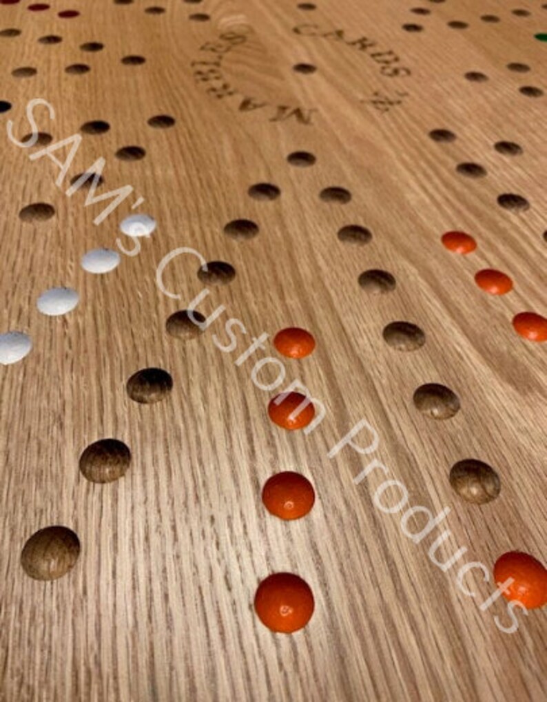 18 or 24 Oak Card 'N Marbles - Etsy