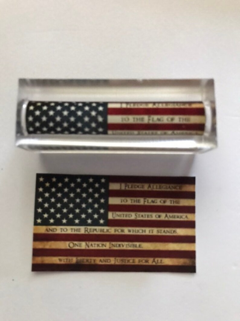 Pledge of Allegiance Flag Alumilite Pen Blank 40 | Etsy