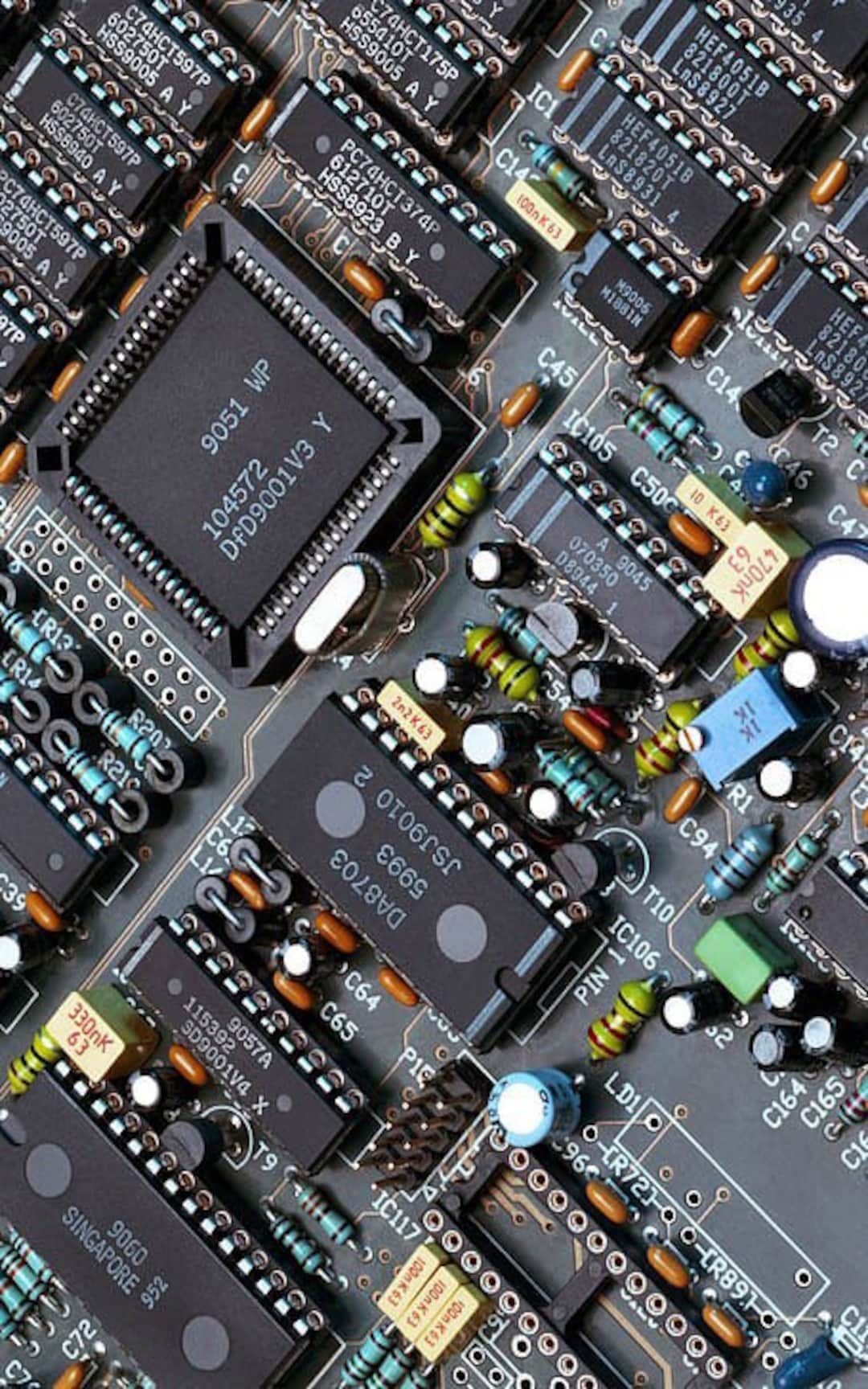 Black Circuit Board Alumilite Pen Blank - Etsy