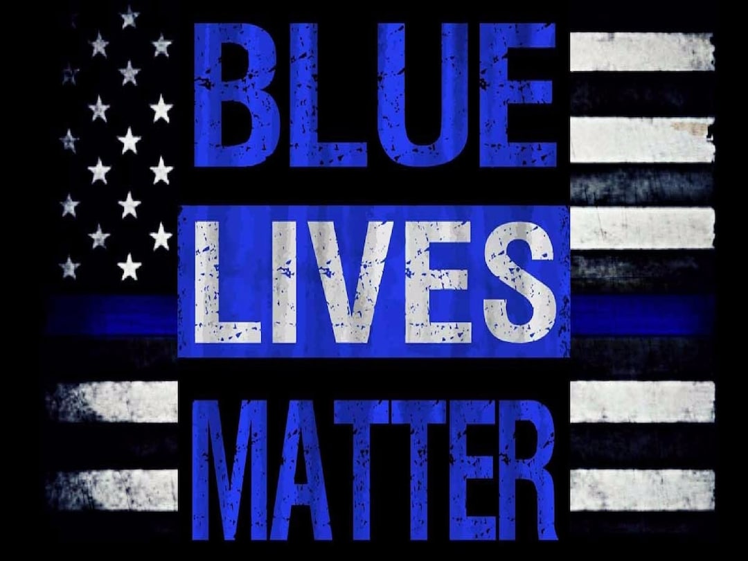 Blue Lives Matter Flag Alumilite Pen Blank #33 - Etsy