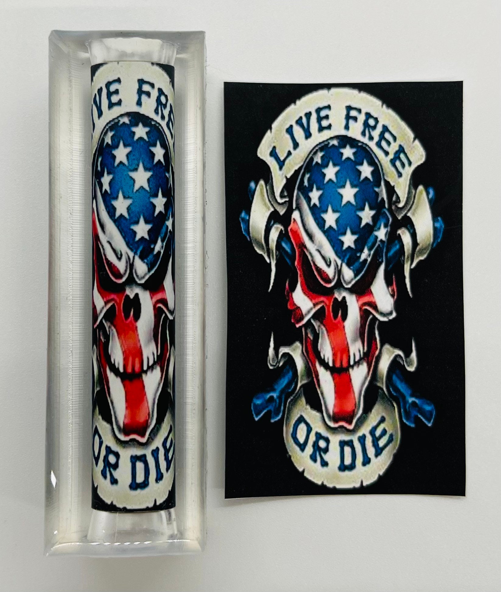 Live Free or Die Badge Alumilite Pen Blanks - Etsy