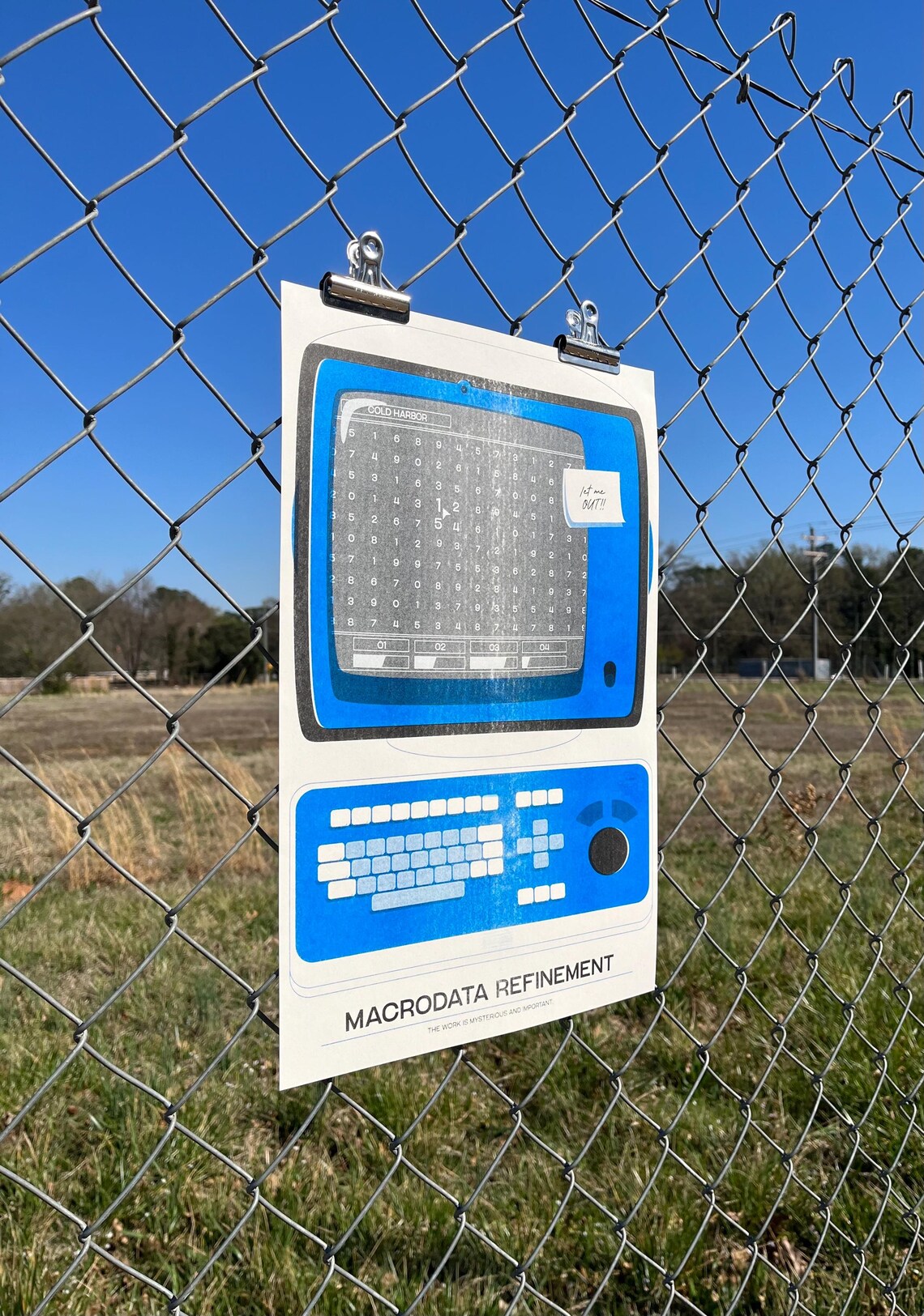 Macrodata Refinement Severance Risograph Poster - 11x17" - MDR ...