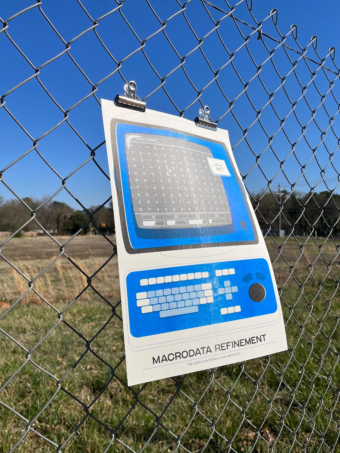 Macrodata Refinement Severance Risograph Poster - 11x17" - MDR ...