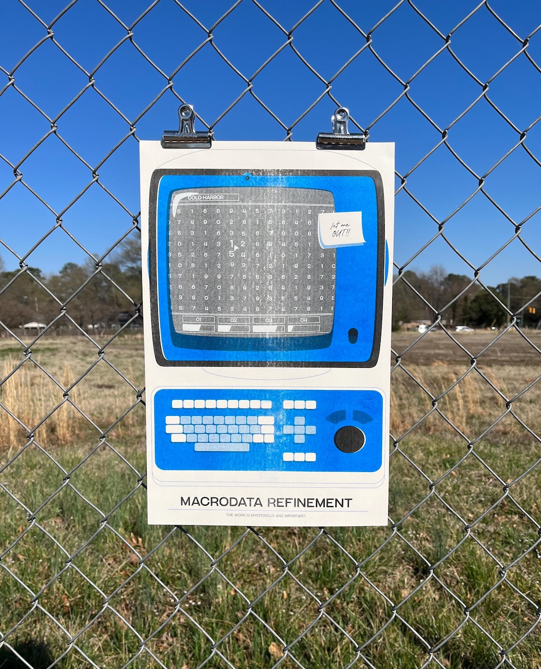 Macrodata Refinement Severance Risograph Poster - 11x17" - MDR ...