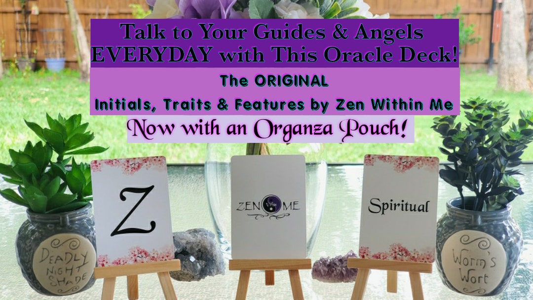 Original Initials, Traits, and Features Oracle Deck by Zen Within Me ...