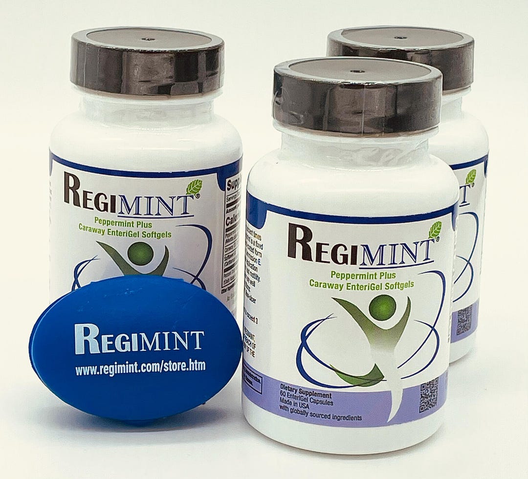 Regimint: Peppermint & Caraway Oil Softgels for IBS (3 Bottle Deal) - Etsy