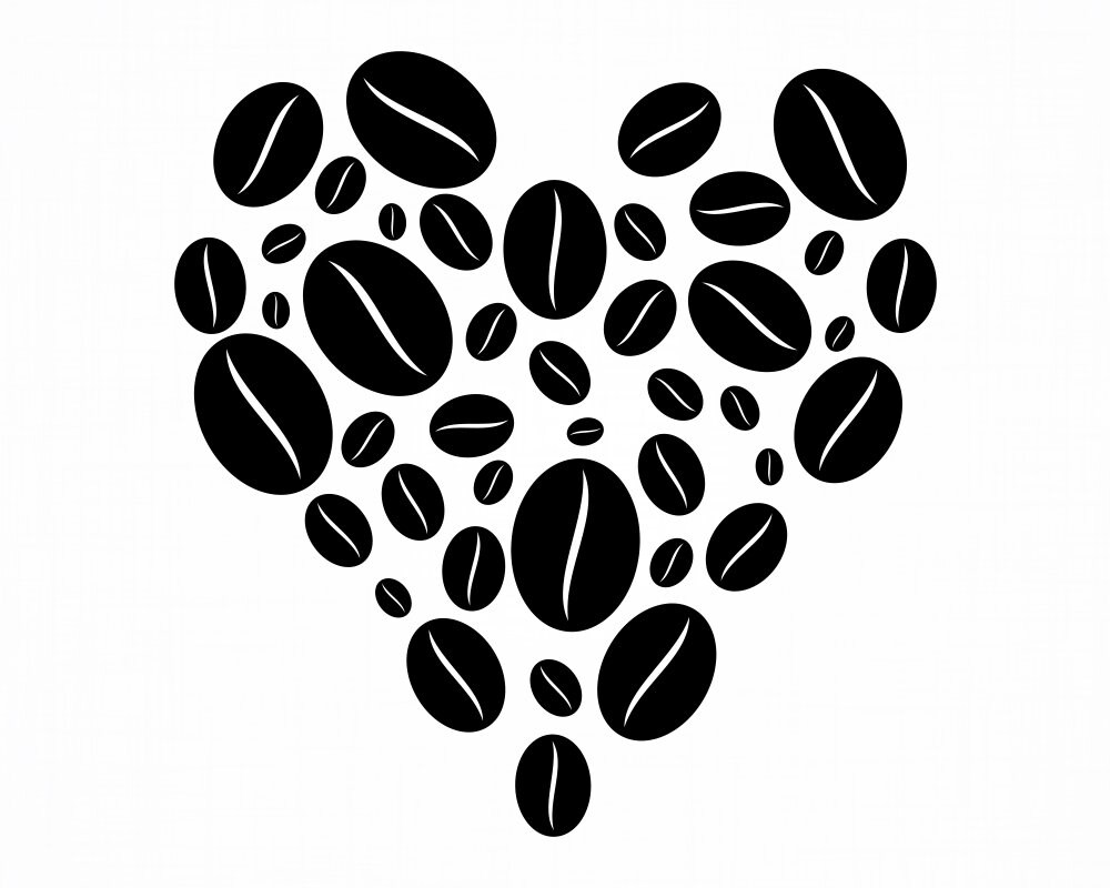 Coffee Beans Svg Coffee Beans Cut Files Coffee Beans | Etsy