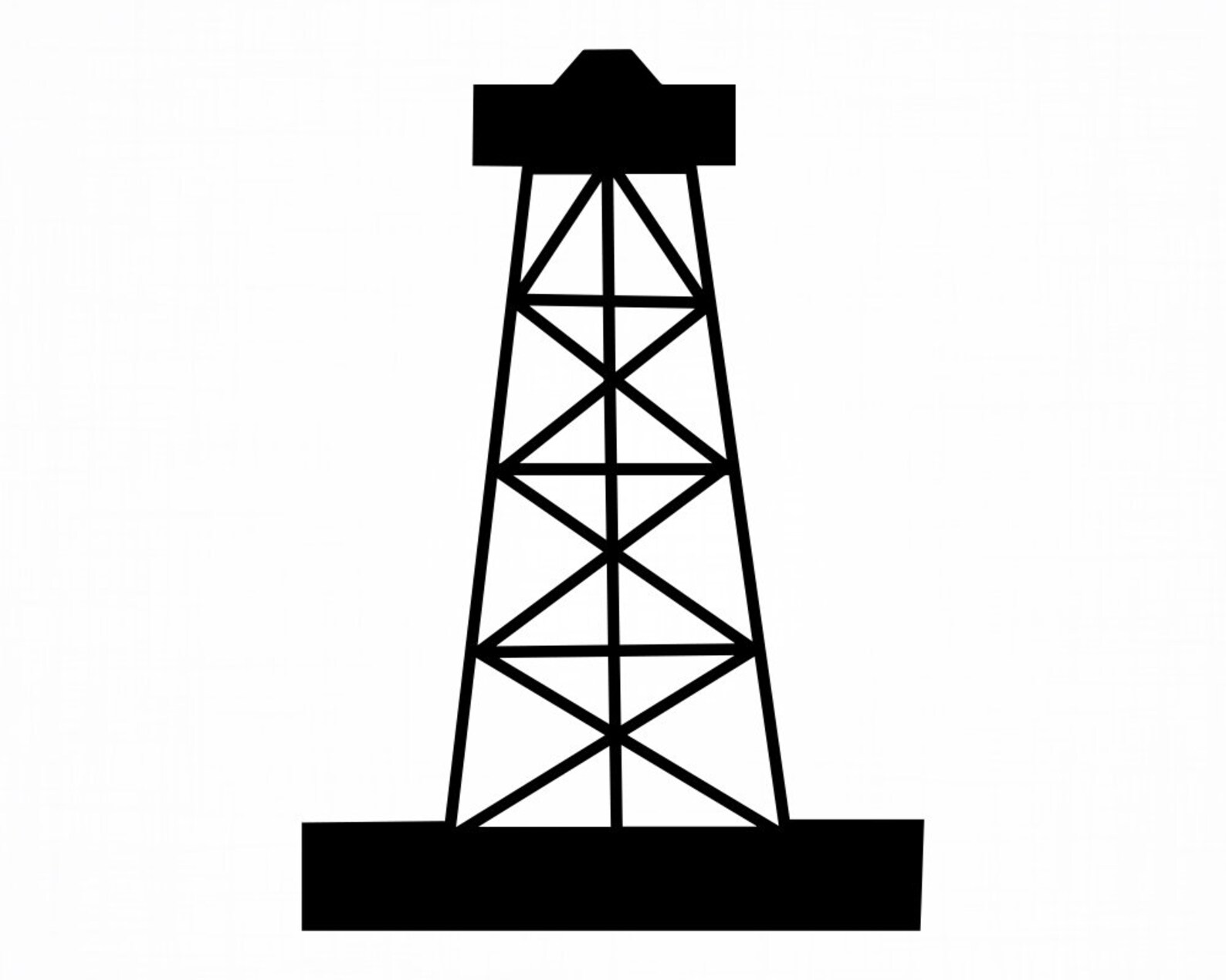 Oil Well 2 Svg Oil Well Svg Petroleum Svg Oil Well Cut | Etsy