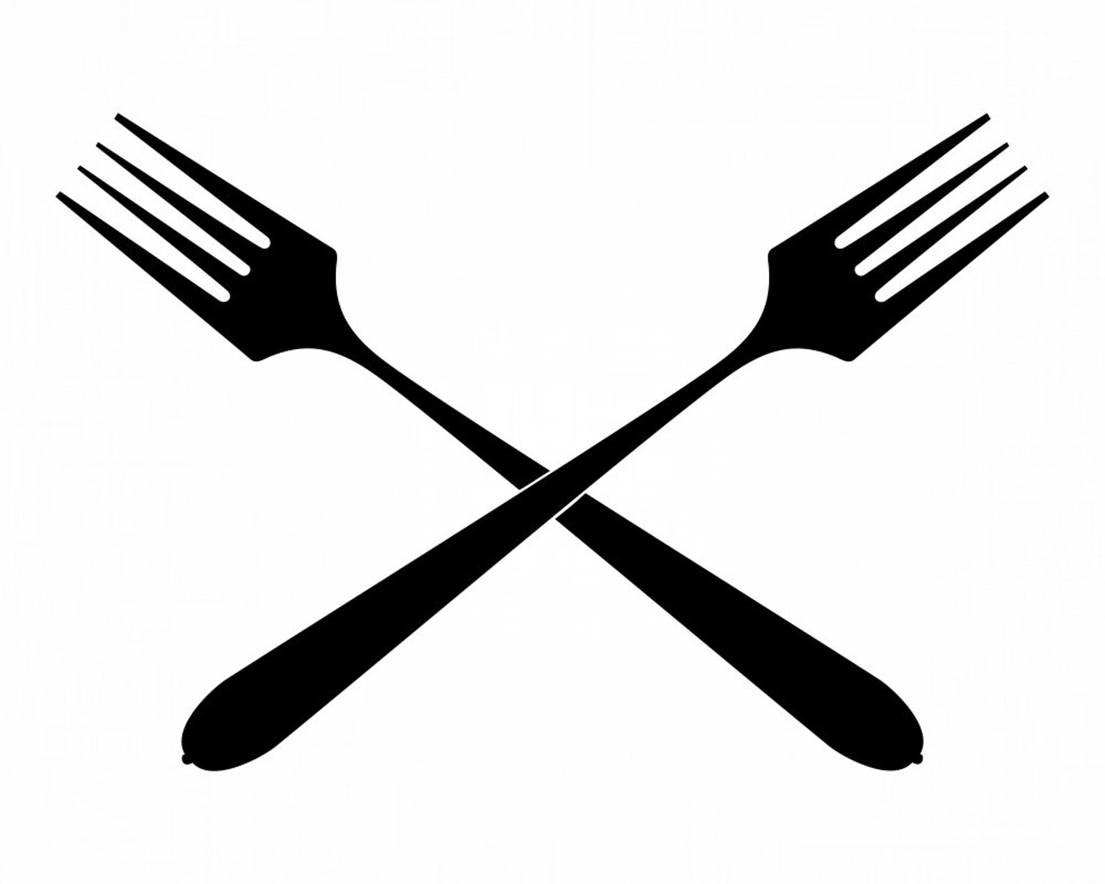Fork Logo Svg Dining Svg Fork Logo Cut Files Fork Logo | Etsy