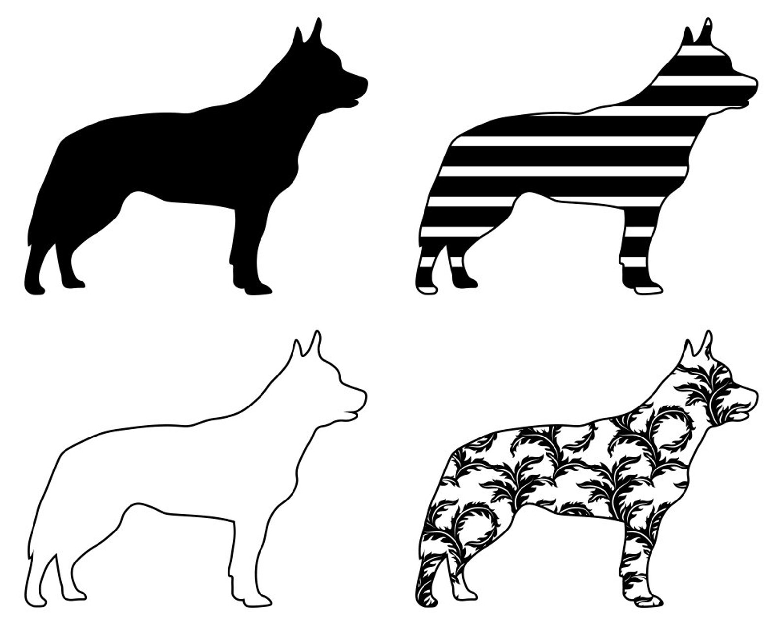 Australian Stumpy Tail Cattle Dog SVG Bundle PNG Dog Design | Etsy