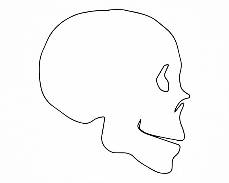 Skull Cut Files Pdf Eps Skull Clipart Png Skeleton Mascot Svg Dxf Skull ...