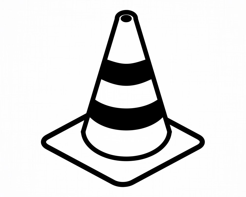 Traffic Cone Svg Traffic Cone Cut Files Traffic Cone | Etsy