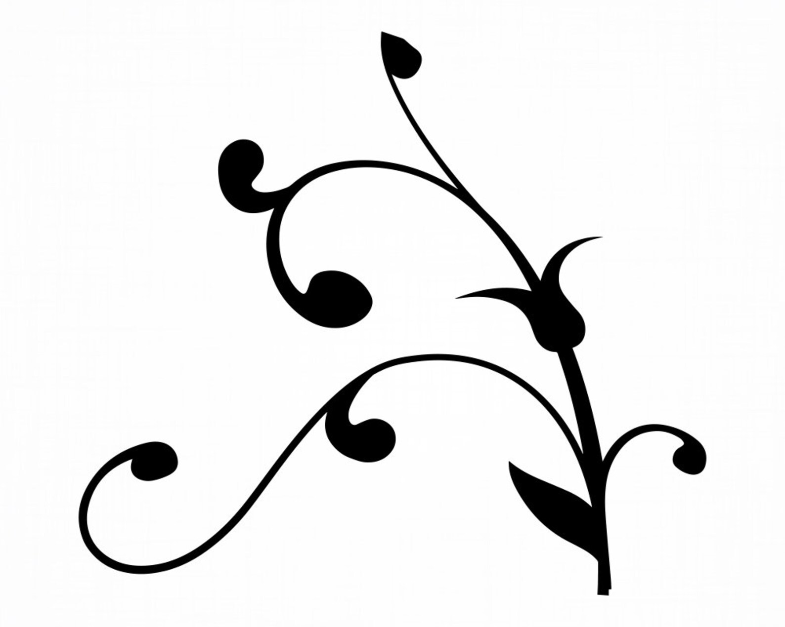 Vine Svg Plant Svg Vine Cut Files Vine Clipart Vine Files | Etsy