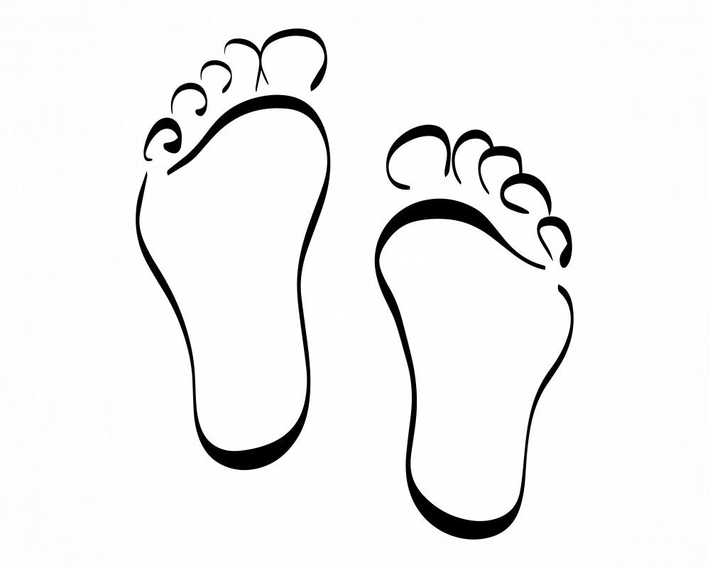 Feet Svg Footprints Svg Toes Svg Feet Cut Files Feet Etsy | My XXX Hot Girl