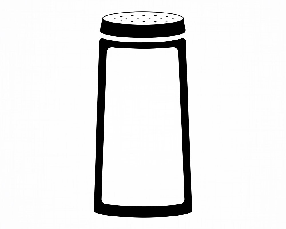 Salt Shaker Svg Salt Svg Salt Cut Files Salt Clipart Salt | Etsy