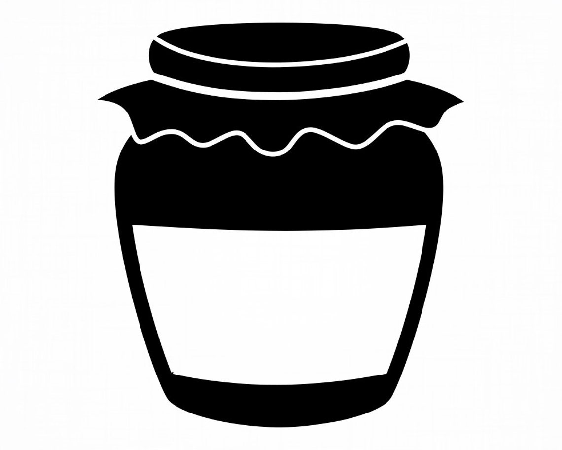 Jam Jar Svg Honey Jar Svg Jar Svg Jam Jar Cut Files Jam | Etsy