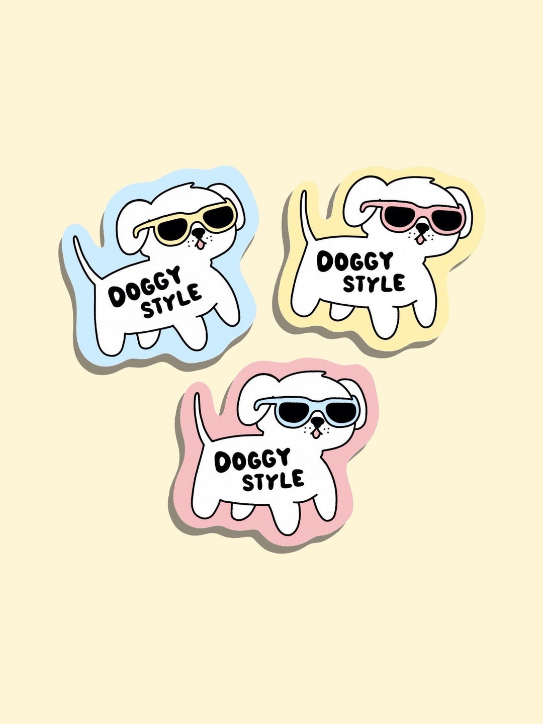 Doggy Style Stickers - Etsy