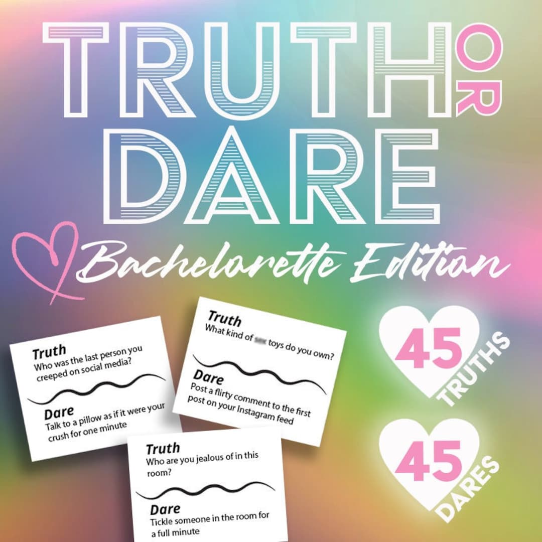 Truth or Dare Bachelorette Edition - Dirty, Funny, Juicy! Adults-only ...