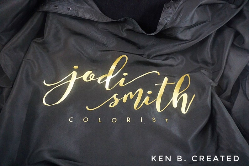 Custom Salon Cape Makeup Artist Cape Barber Cape | Etsy