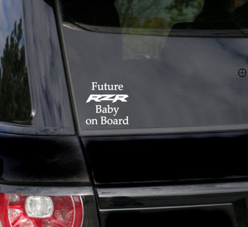 Future RZR Baby on Board Car Window Decal. RZR Parents. Car | Etsy