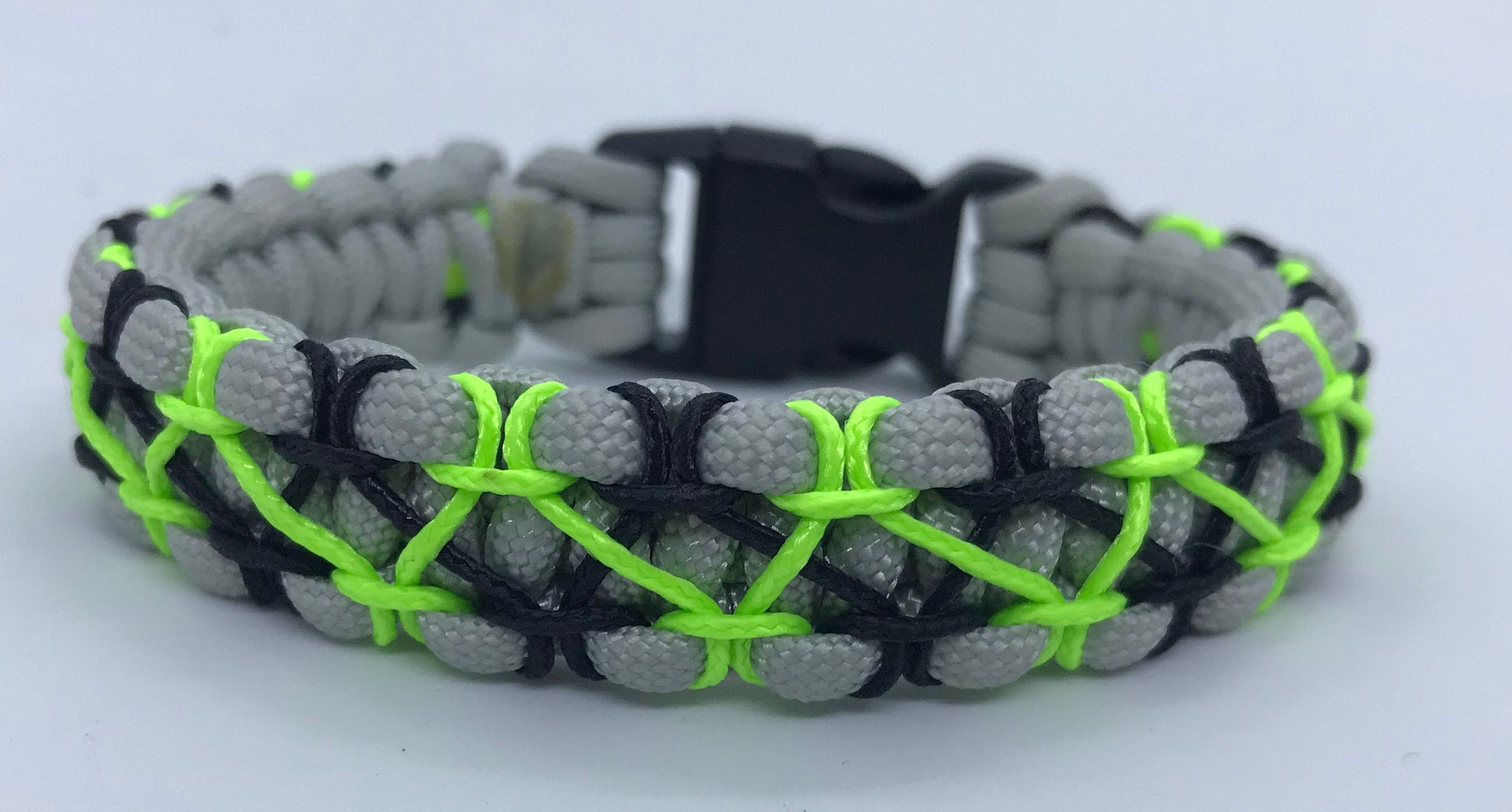 550 Paracord Solomon Bracelet Hand Stitched With Microcord - Etsy