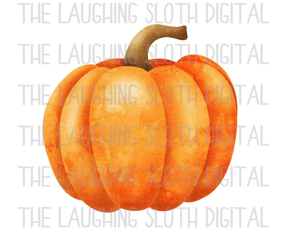 Watercolor Pumpkin Spice Clipart Fall Clipart Commercial - Etsy