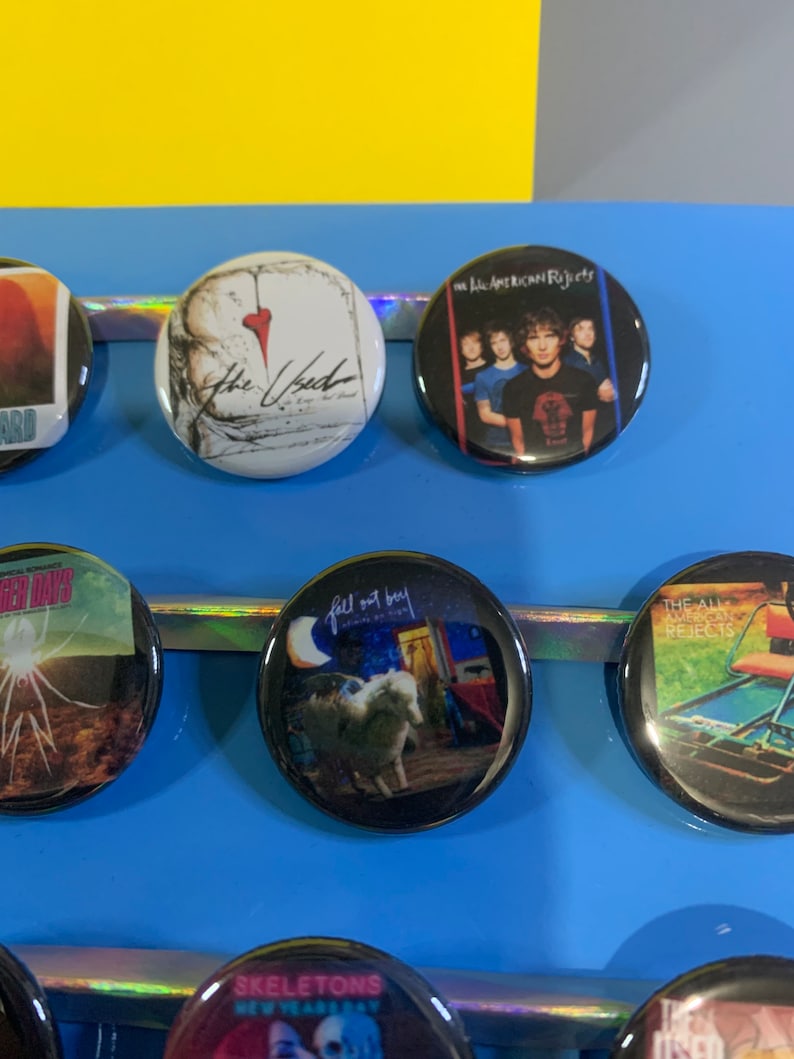 2000s Grunge Emo Band Pins Custom Badges Alternative - Etsy