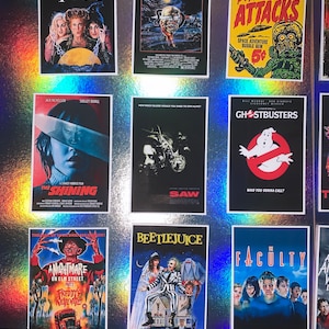Mini Horror Movie Posters, Halloween Collection, Magnet Cardstock (2x3 ...