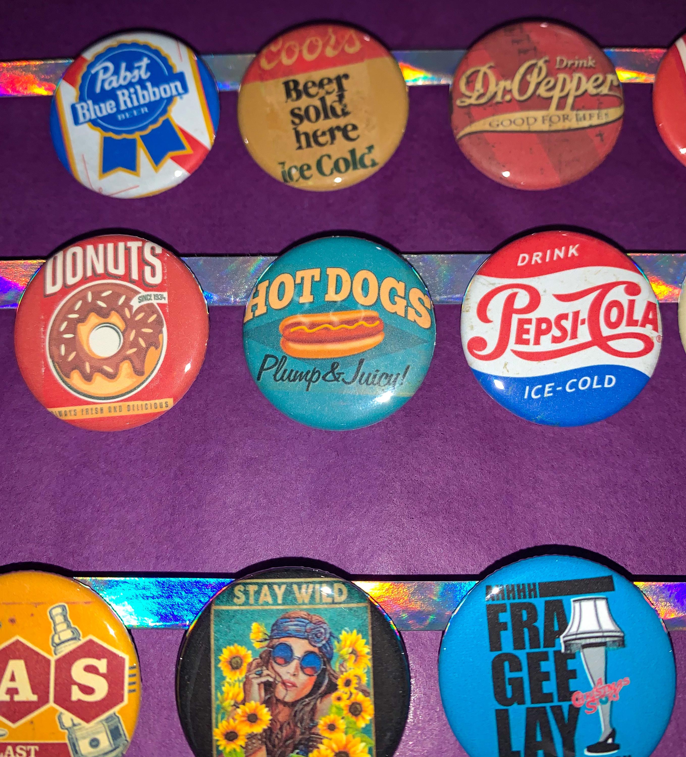 Vintage Pop Culture Pins, Retro Badges, Music Pinbacks - Etsy