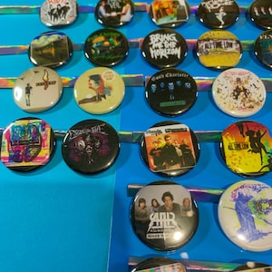2000’s Grunge, Emo Band Pins, Custom, Badges, Alternative, Punk, Music ...