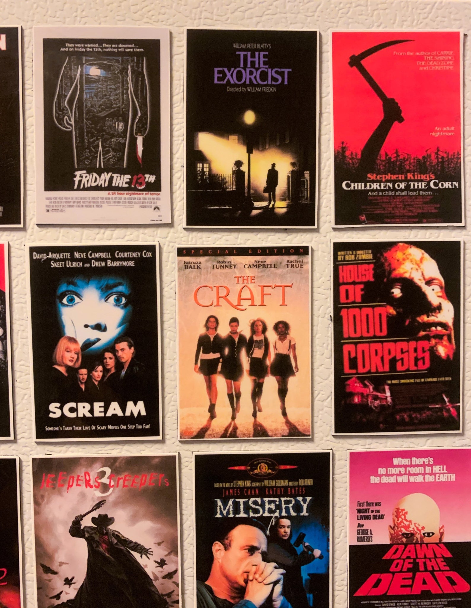 Mini Horror/scary Movie Posters Magnet Movie Posters 2x3 in - Etsy