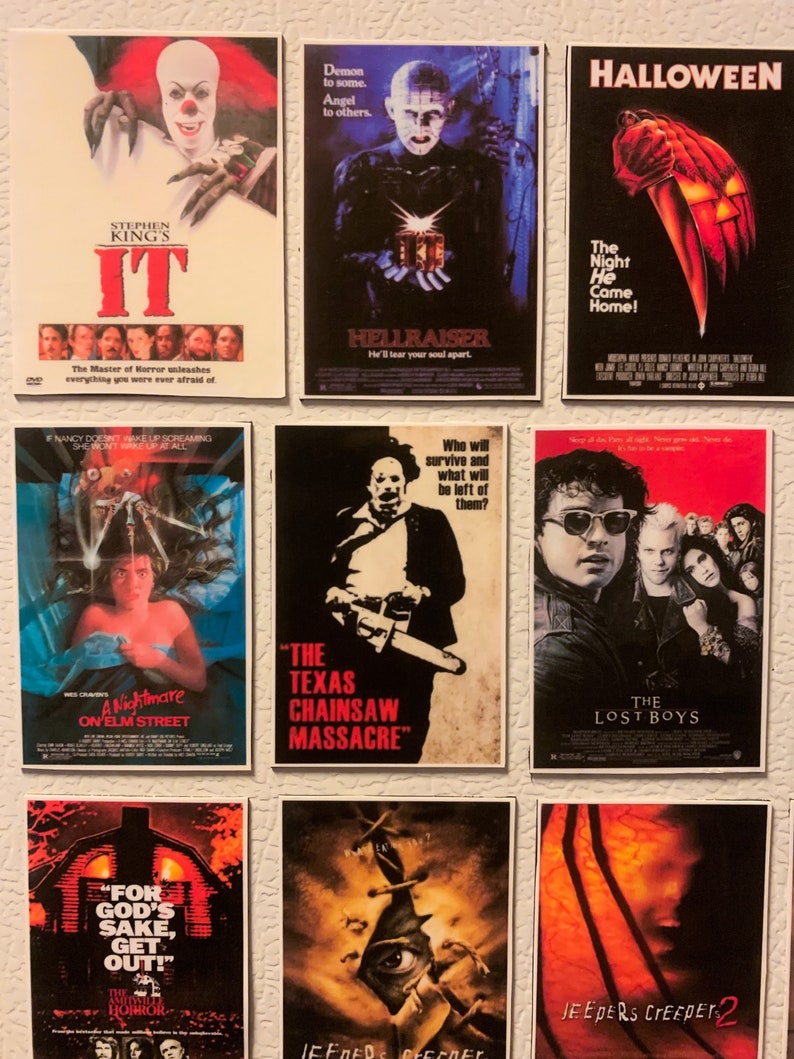 Mini Horror/scary Movie Posters Magnet Movie Posters 2x3 in - Etsy