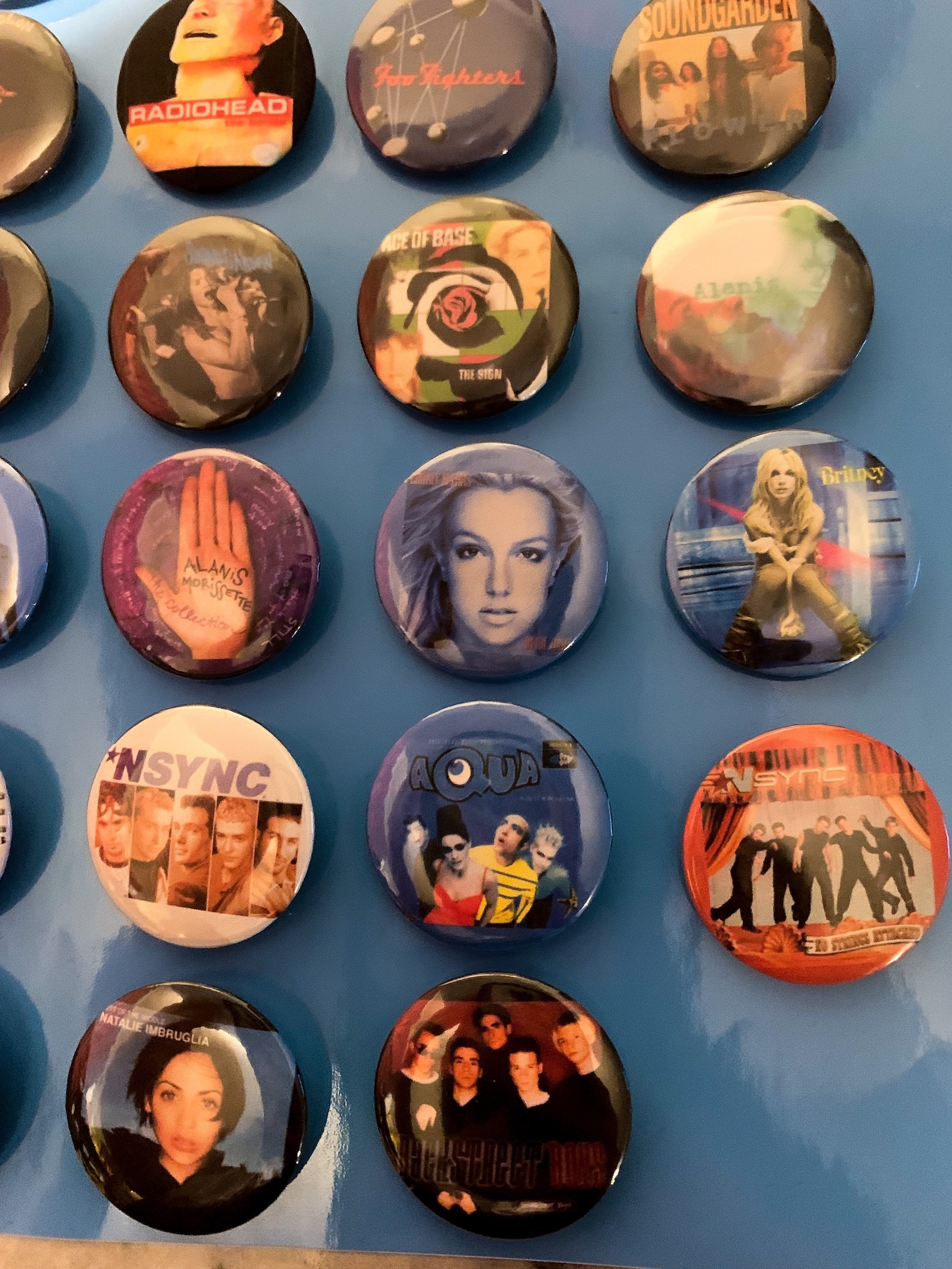 80s / 90's / 00s Band Pins Custom Badges Alternative - Etsy