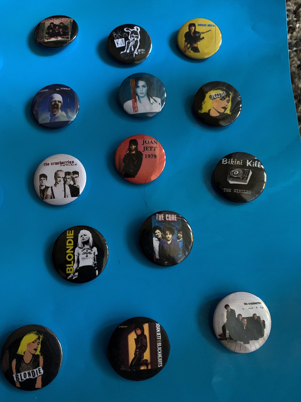 80's and 90's Rock Band Pins Buttons Badges - Etsy Canada
