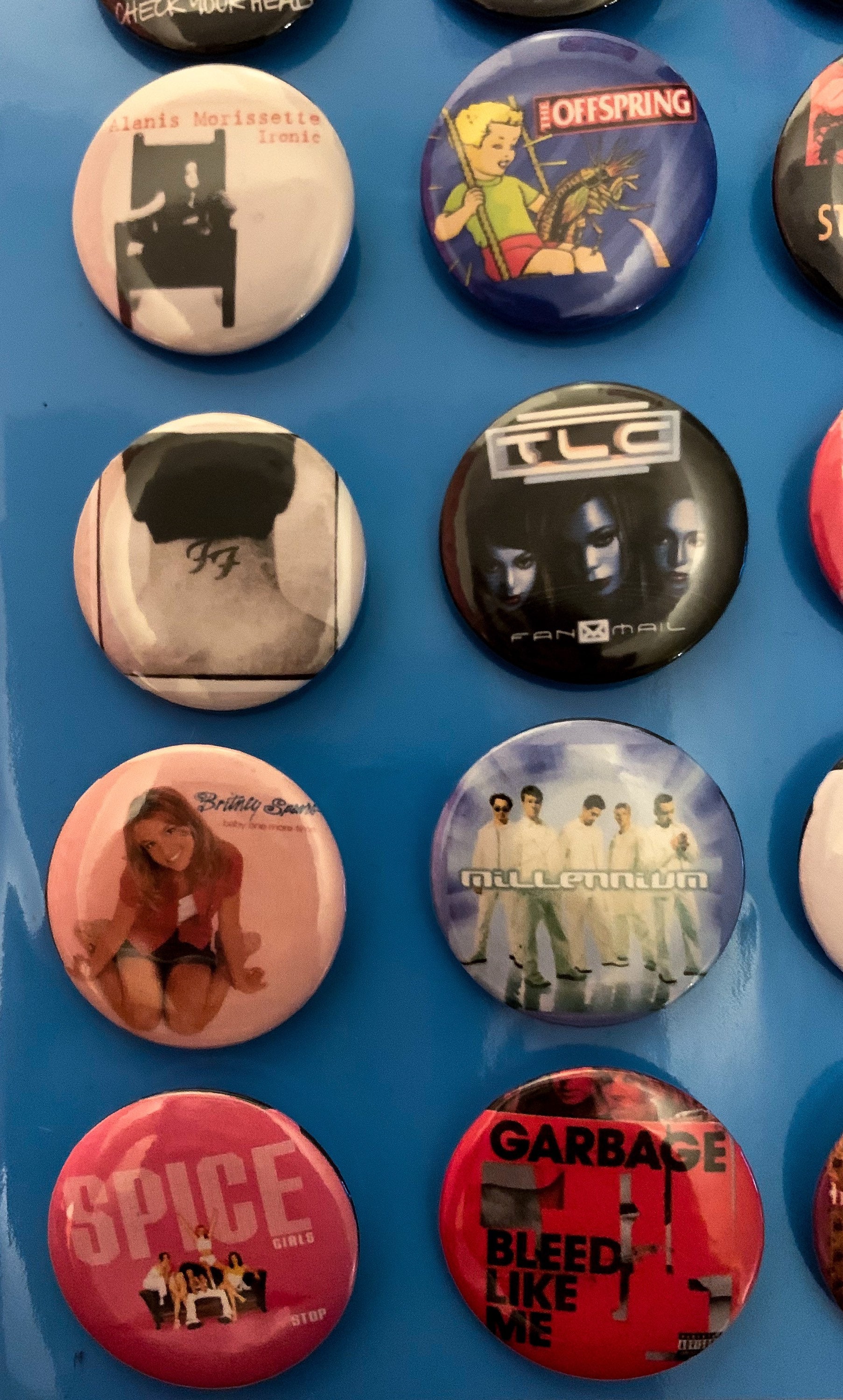 80s / 90's / 00s Band Pins Custom Badges Alternative - Etsy