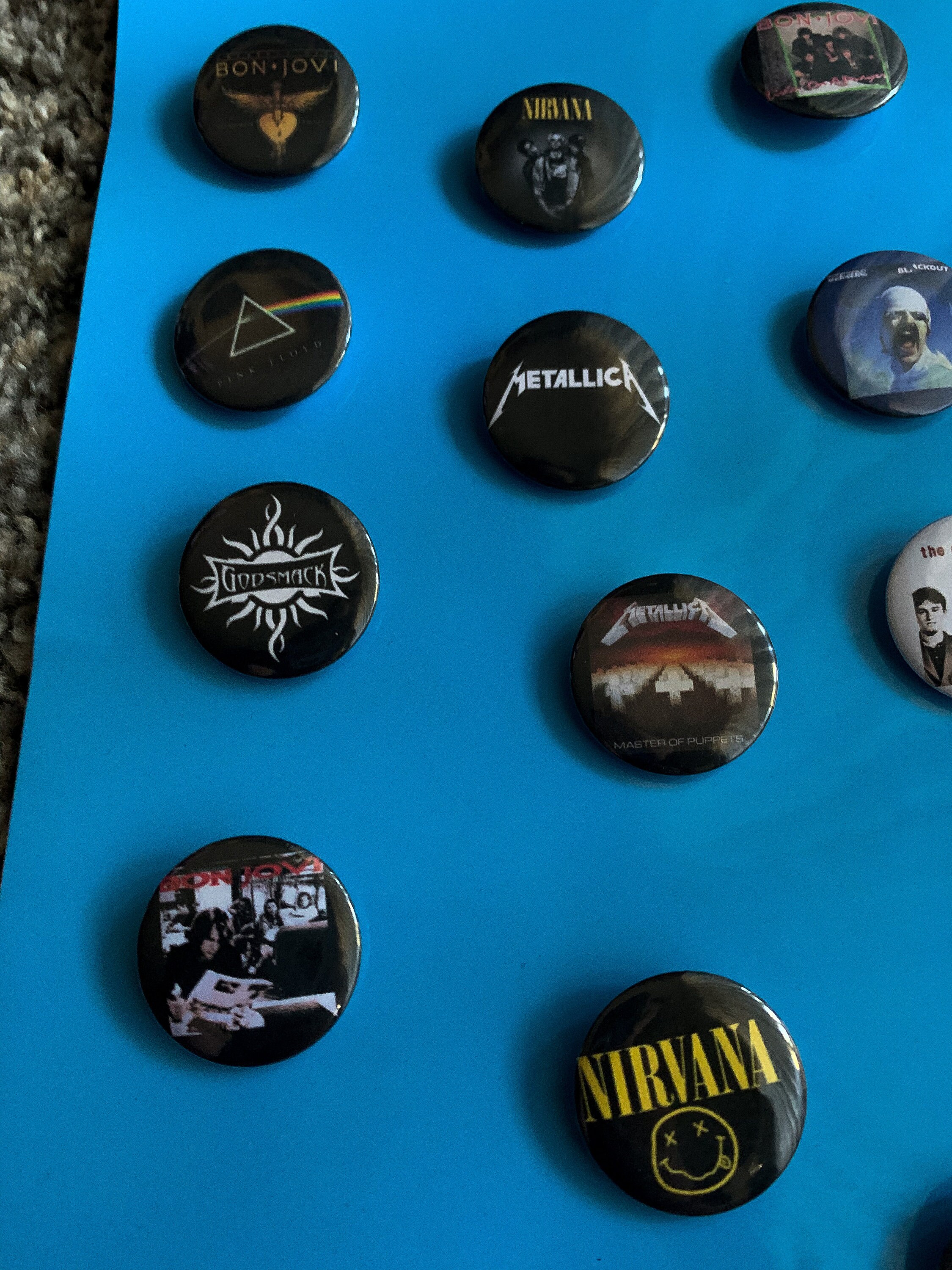 80's and 90's Rock Band Pins Buttons Badges - Etsy Canada