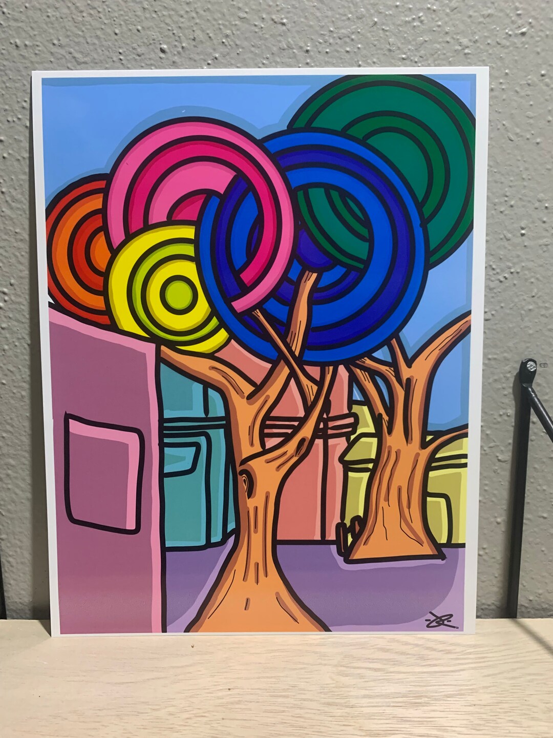 Tree Love, Pop Art, 8"x10" Print - Etsy