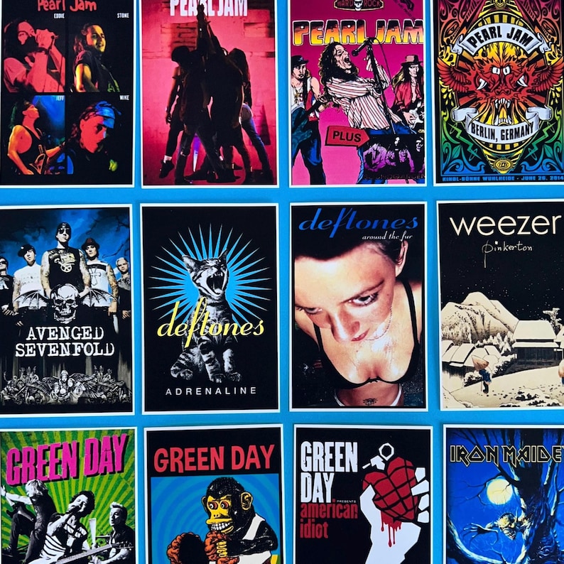 Nu Metal, 2000’s Rock Posters, Matte Finish, Magnet Cardstock Posters ...