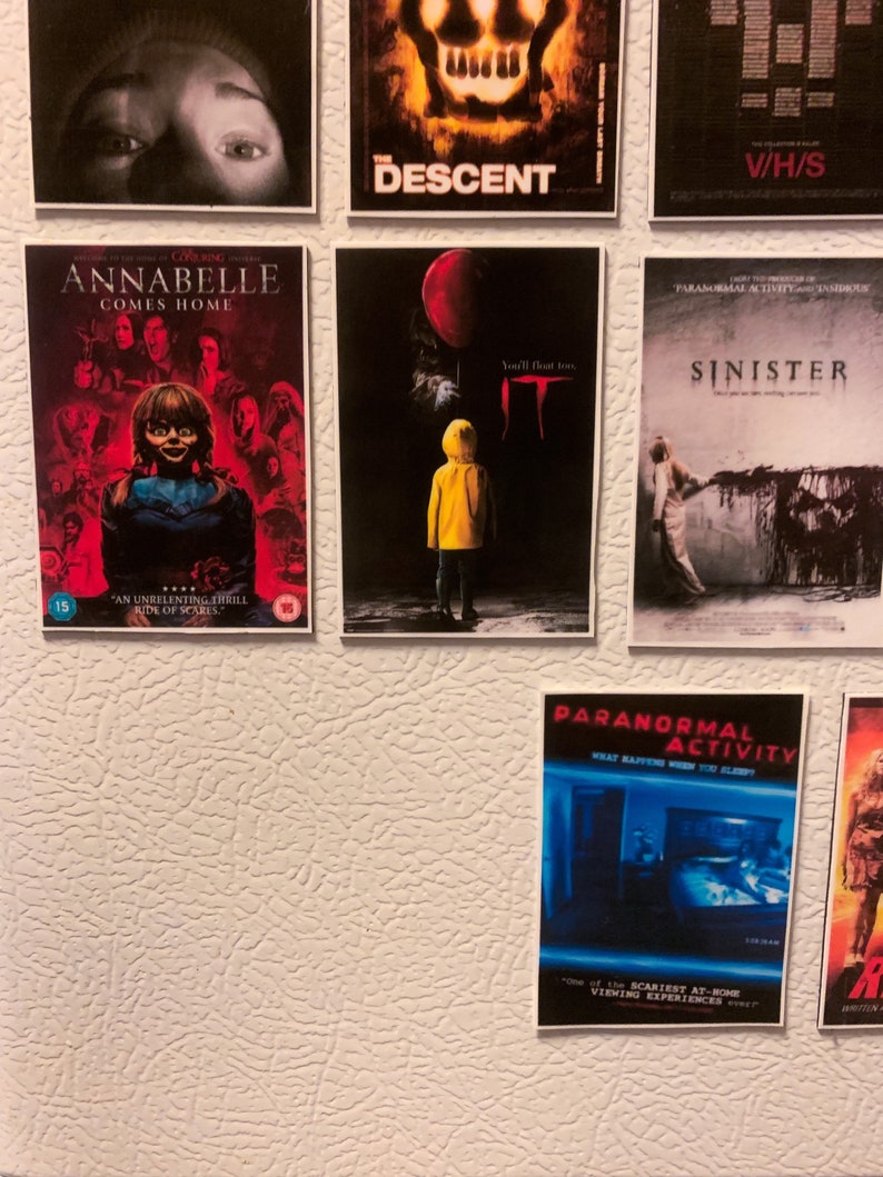 Mini Horror/scary Movie Posters Magnet Movie Posters 2x3 in - Etsy