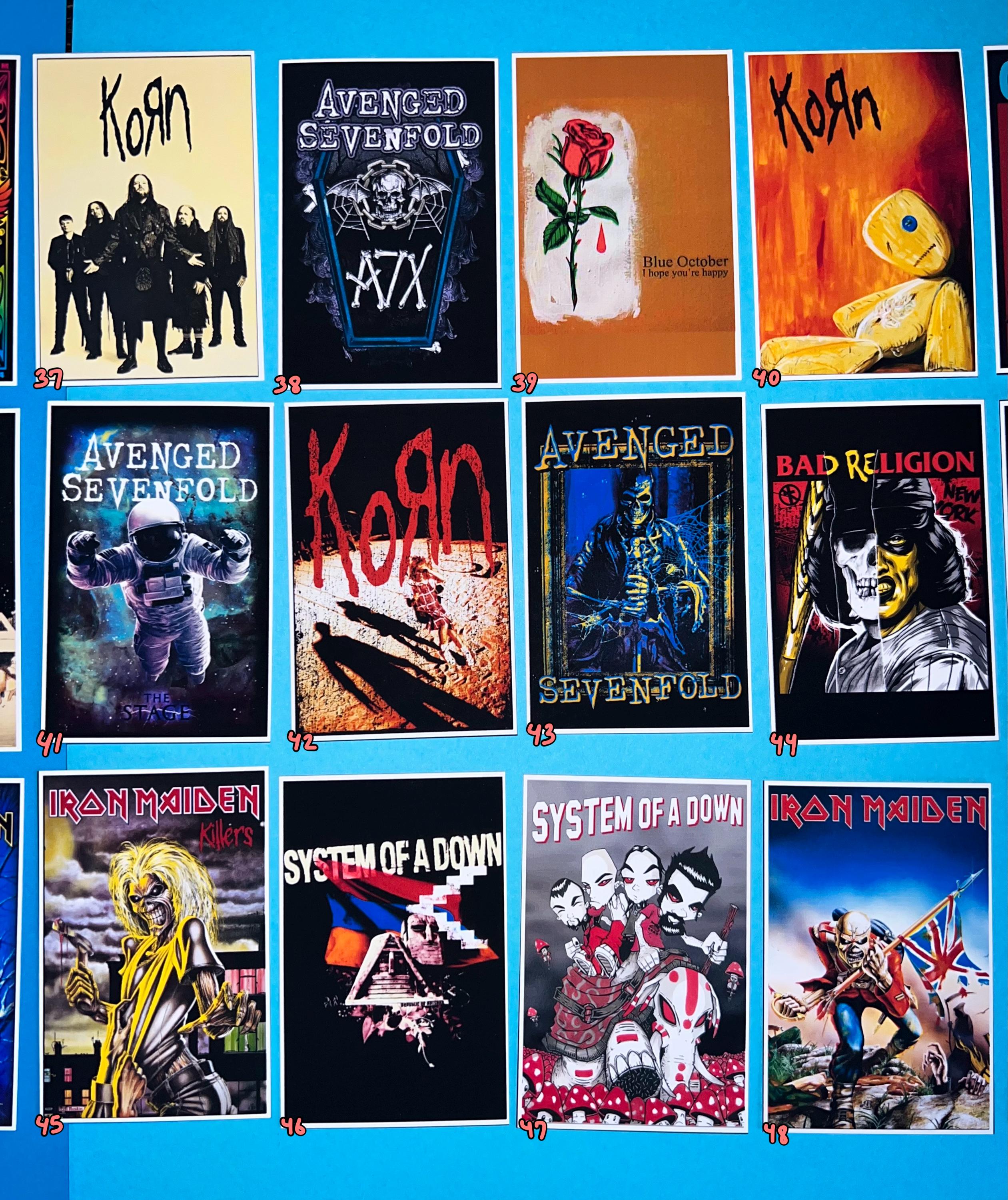 Nu Metal, 2000’s Rock Posters, Matte Finish, Magnet Cardstock Posters ...