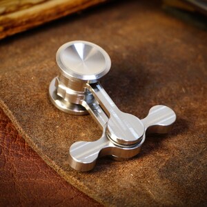 Double-pendulum 2.0 Fidget Toy, Stainless Steel Pendulum Fidget Spinner ...