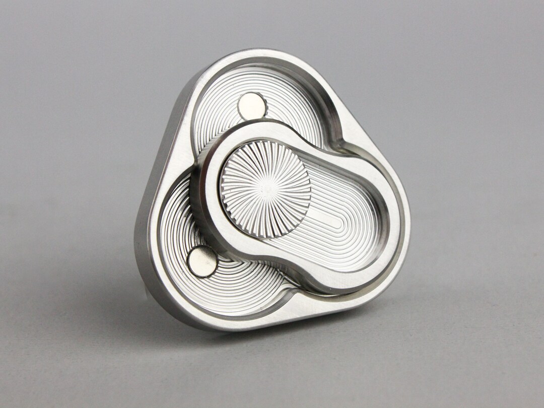 Trinity Pivot Fidget Slider Stainless Steel and Magnets - Etsy