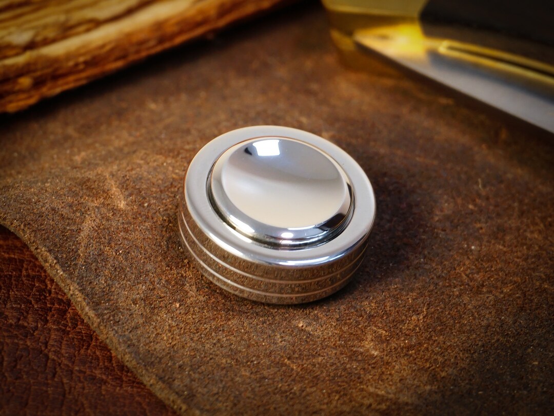Transform Micro Fidget Spinner Polished Stainless Spinning Top and Hand ...