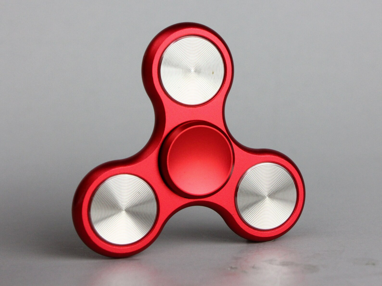 The Classic Fidget Spinner Tri Shape Silver or Black Hand - Etsy