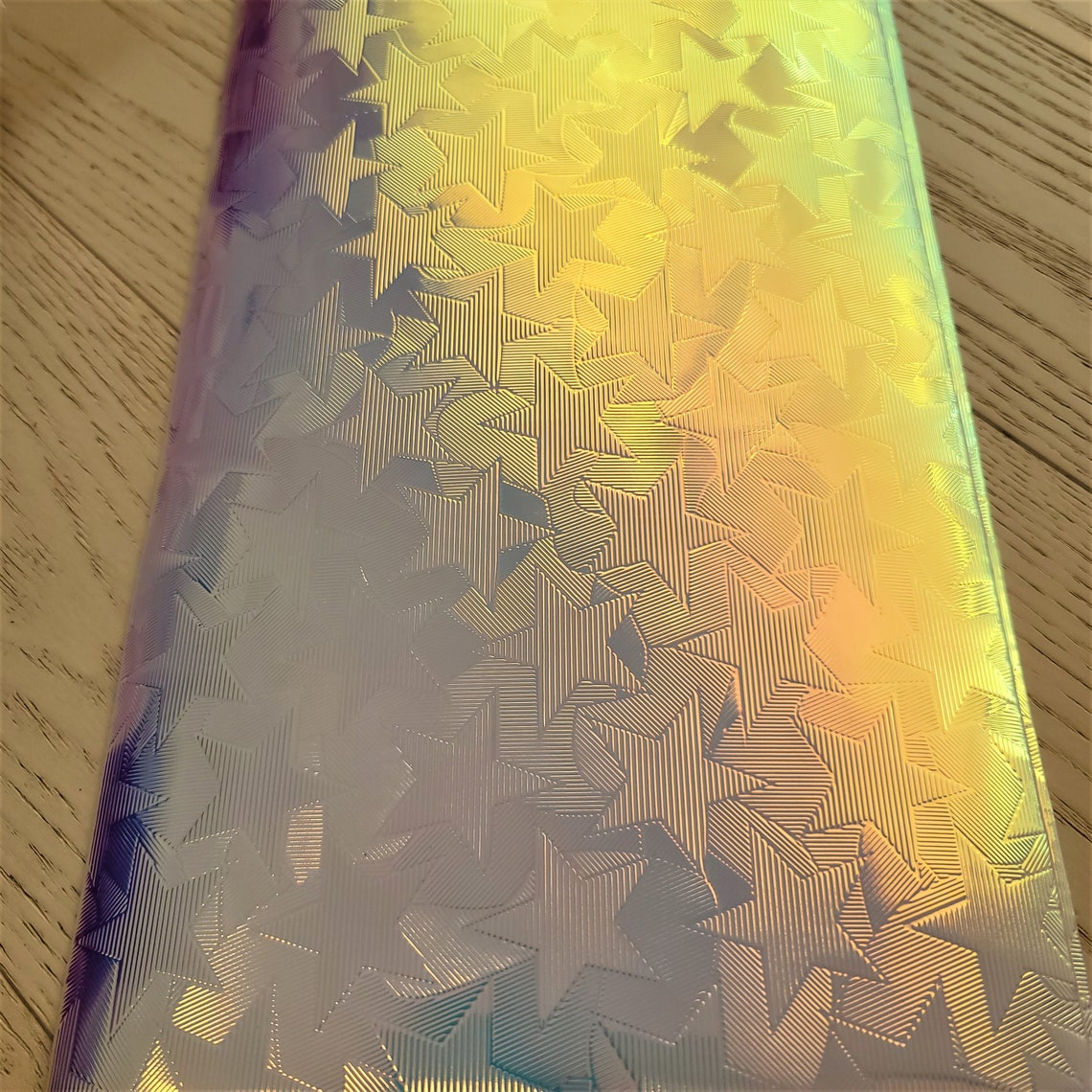 Holographic Star Burst Textured Canvas Sheet Silver Pink - Etsy