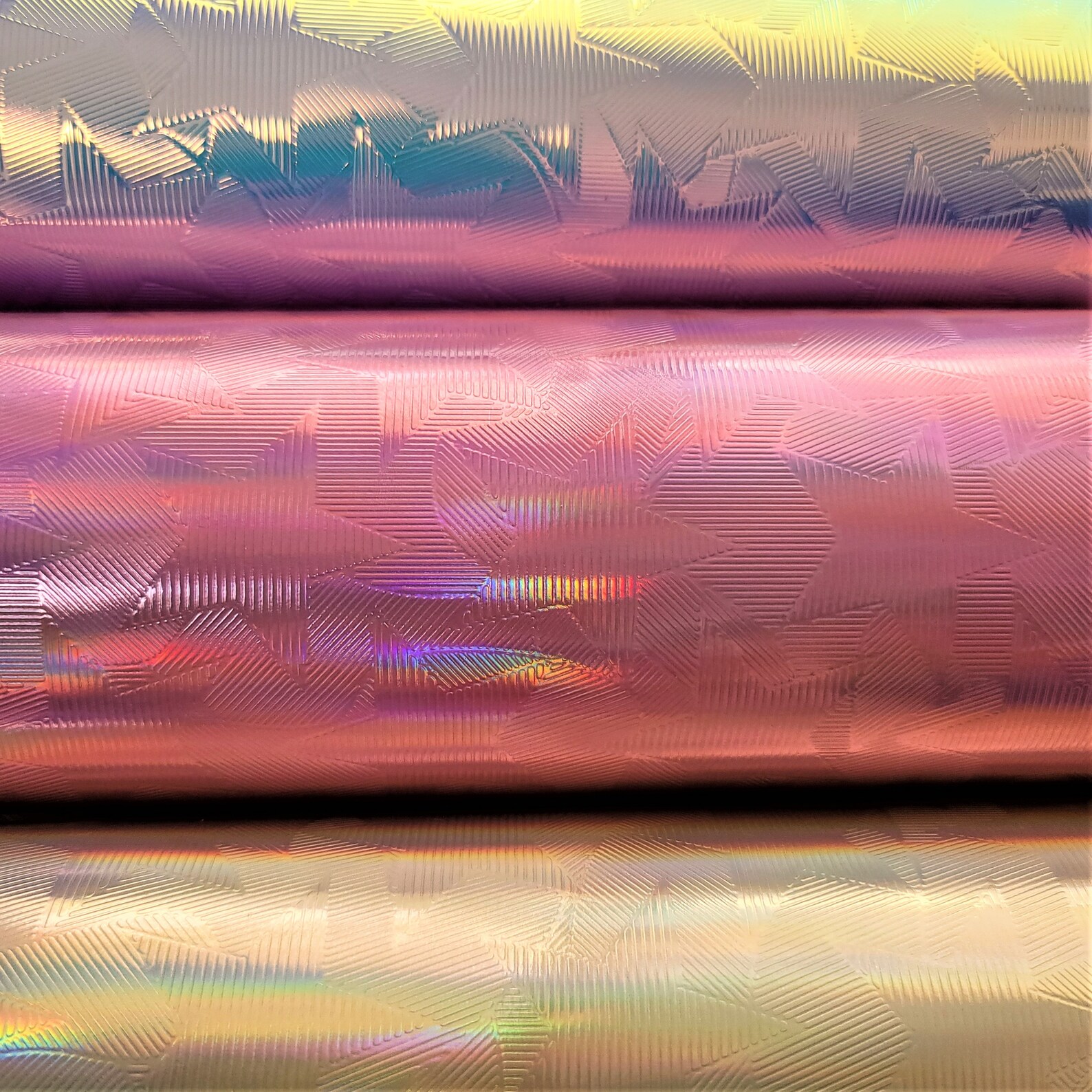 Holographic Star Burst Textured Canvas Sheet Silver Pink - Etsy