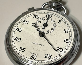Swiss Made Stopwatch | Etsy